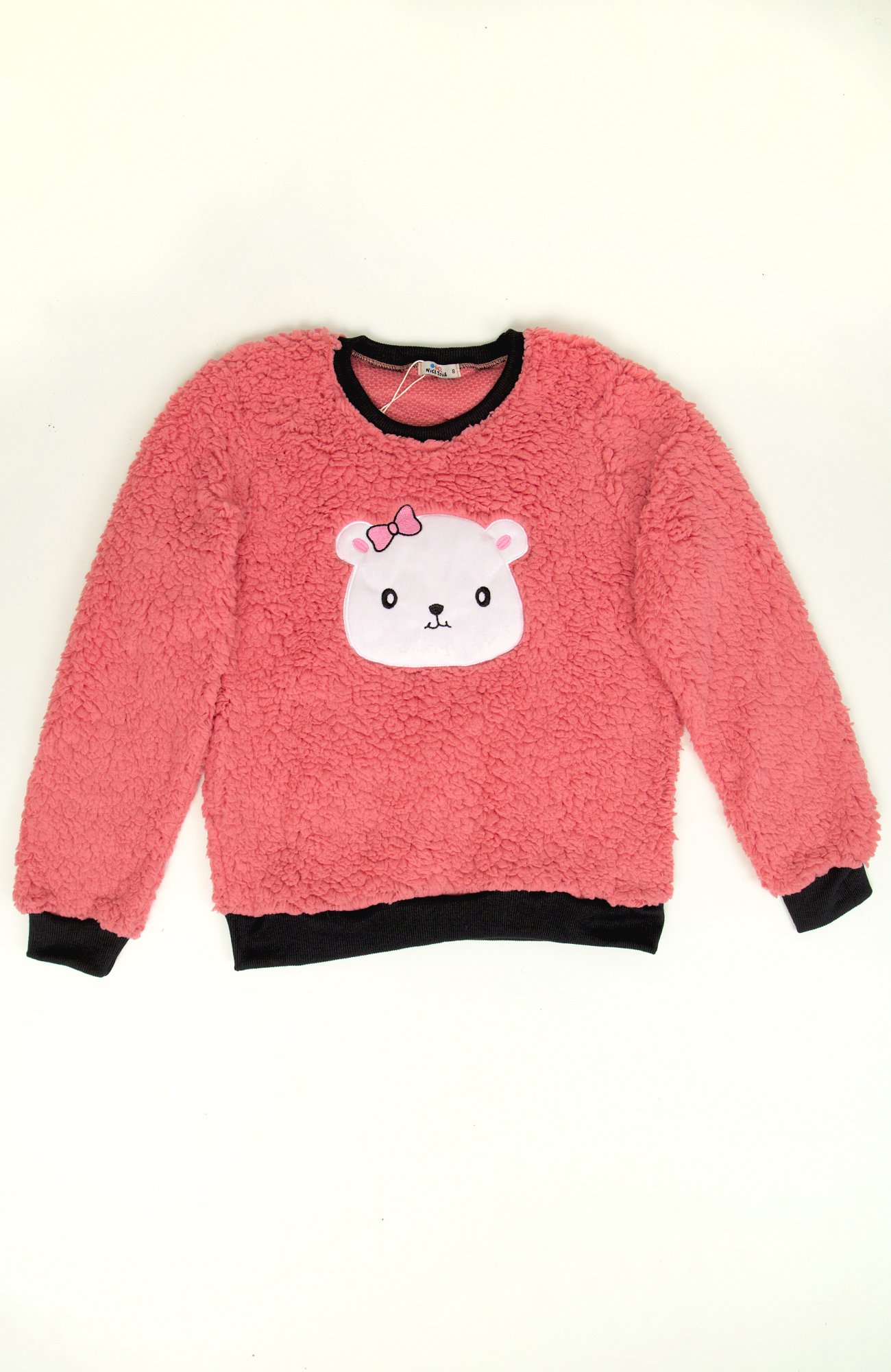 Blusa Teddy Coral com Bordado
