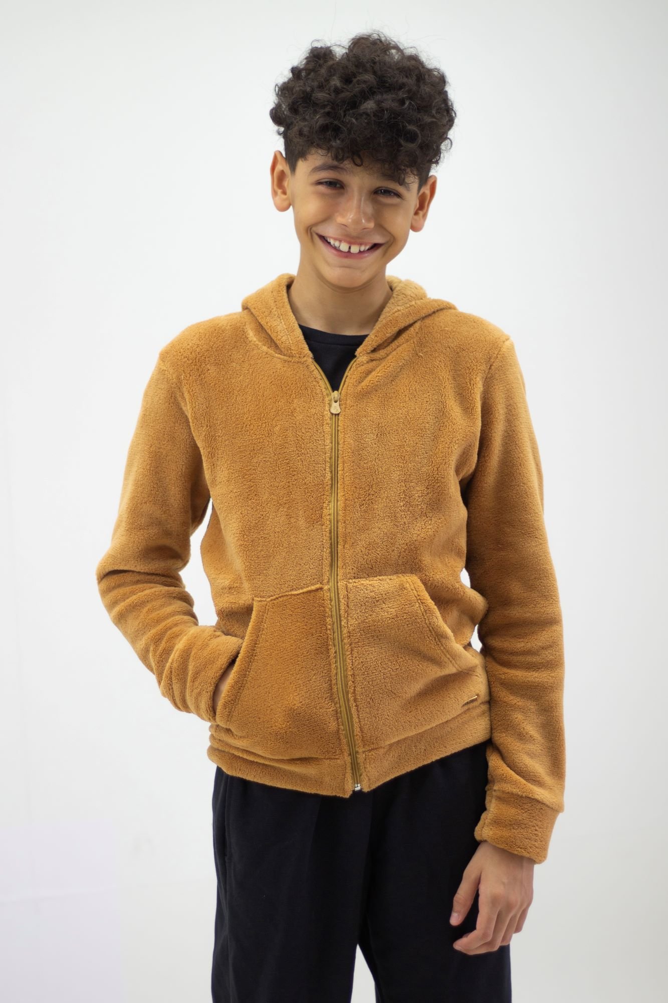 Jaqueta Bolso Canguru Fleece